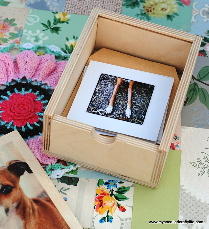 DIY Custom Wooden Stationary Box - My So Called Crafty Life