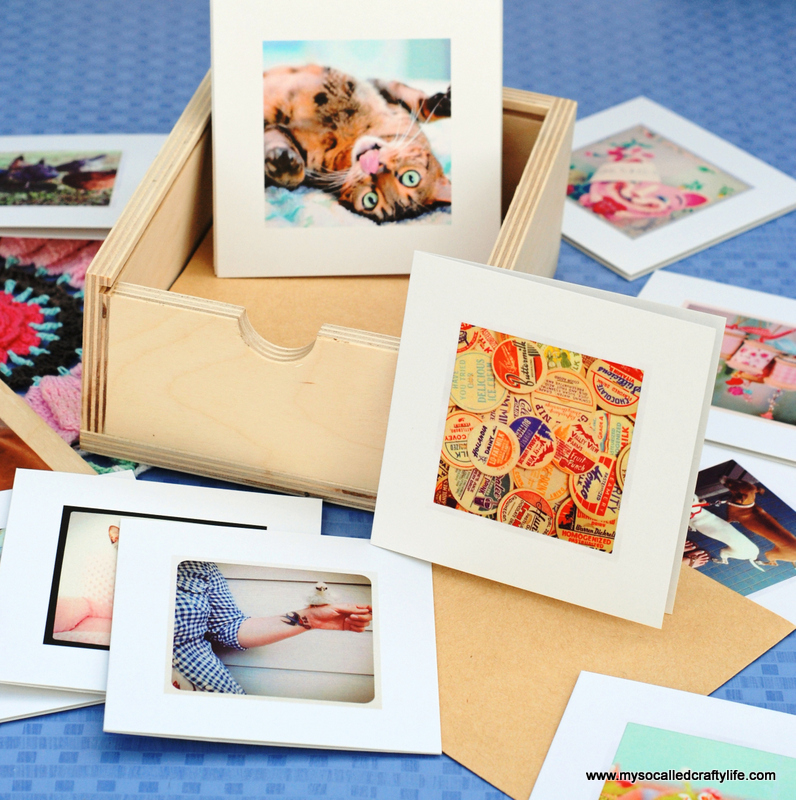 DIY Custom Wooden Stationary Box - My So Called Crafty Life